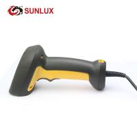 China Single Laser High End Warehouse Barcode Scanner Reader Black Color for sale