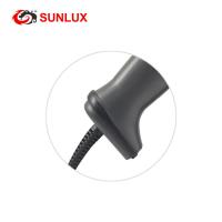 China 650nm Diode Laser Barcode Scanner , 1D Code Wired Scanner With Stand for sale