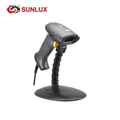 China High Level Laser 1d Wired Barcode Scanner With Stand for sale