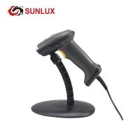 China Black 1D High Speed Auto Detection handheld Hand Free Laser Barcode Scanner for sale