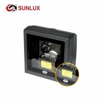 China Auto Sensing Wide Angle 1D Omni Table Barcode Scanner 1500 Times/S Scan Speed for sale