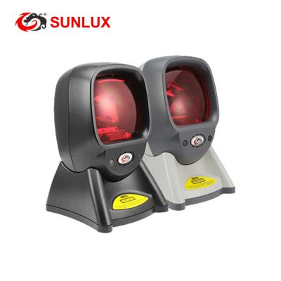China High Speed 1D Table Laser Omni Barcode Scanner Desktop Auto Sense Scanner for sale