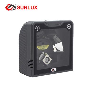China Big Scan Window Supermarket High Speed Omni Barcode Scanner Black for sale