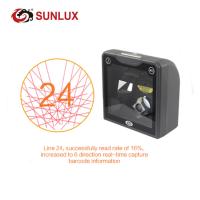 China Big Window Omni Auto Scan Laser Barcode Scanner Multi Lines For Supermarket for sale