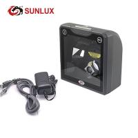 China Portable Desktop Hands Free Big Window Auto Sense Barcode Scanner for sale