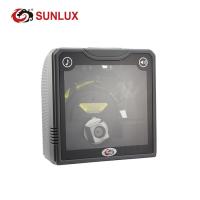 China High Speed Desktop In Counter Big Window Auto Sense Barcode Scanner for sale