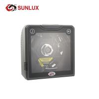 China Supermarket Laser Omnidirectional Desktop Table 1D Barcode Reader for sale