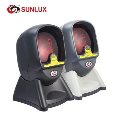 China Black Color 1D Laser Omni Table POS Barcode Scanner Plug And Play for sale