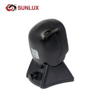 China Black Color 1D Laser Omni Table POS Barcode Scanner Plug And Play for sale