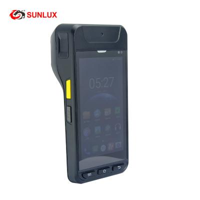 China Mobile Big Screen Android Handheld Scanner With Printer for sale