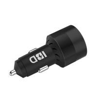 China 66W 3-Port QC3.0 PD Car Charger with Blue LED Light 12-24V Input for sale