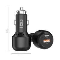 China 95W USB C Car Charger Dual Ports QC3.0 30W PD 65W Fast Charging for iPhone for sale