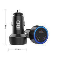 China 60W Car Cell Phone Charger Adapter Usb C Fast Charging Type-C For Laptops for sale