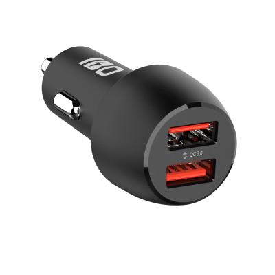 China OEM Dual USB Car Charger QC3.0 6A 36W Fast Charger for Mobile Phones for sale