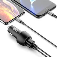 China OEM Dual USB Car Charger QC3.0 6A 36W Fast Charger for Mobile Phones for sale