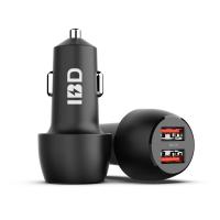 China OEM Dual USB Car Charger QC3.0 6A 36W Fast Charger for Mobile Phones for sale