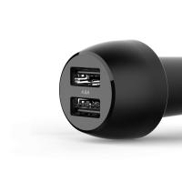 China IBD 24W Dual Port Smart Car Charger 4.8A Max CE FCC RoHS PC V0 Fireproof for sale