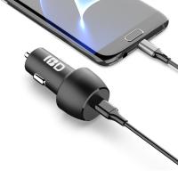 China Matte Finish PC Fireproof 30W PD Car Charger USB C Type 30W Single Port for sale