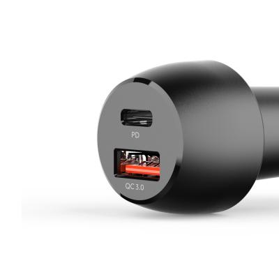 China USB C Car Charger PD QC 3.0 Dual Port 38W Fast Charging Adapter for sale