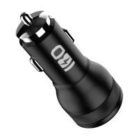 China 63W Dual USB Car Fast Charger QC3.0 PD 45W for Samsung Note 10+ MacBook Charging Aluminum for sale