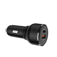 China 45W PD QC3.0 USB C Car Charger 2 Port Fast Charging for MacBook iPhone Samsung for sale