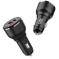 China 45W PD QC3.0 USB C Car Charger 2 Port Fast Charging for MacBook iPhone Samsung for sale