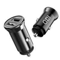 China Wholesale 24W Mini Dual USB Car Charger 5V 2.4A Fast Charging Adapter for sale