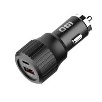 China 63W Dual USB Car Charger Adapter QC3.0 PD 45W PPS 55W Fast Charging for Apple Samsung for sale