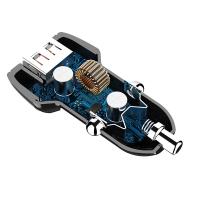 China Mini 18W QC 3.0 Car Charger Adapter 12-24V Input One USB-A Port Built-in LED for sale