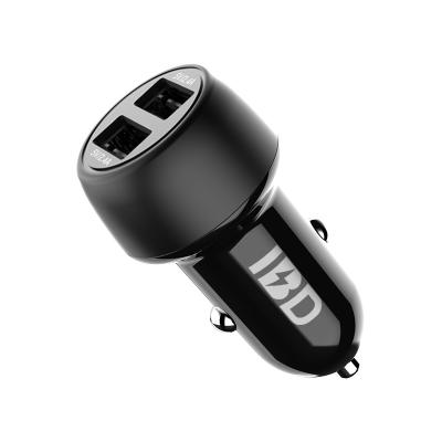 China 24W Dual Port USB Car Charger 4.8A Mini Fast Charging Adapter for Mobile Phones for sale