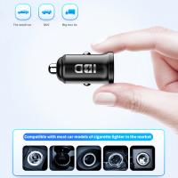 China 24W Dual USB Car Charger 5V 2.4A Mini Zinc Alloy Fast Charging for iPhone 13 for sale