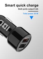China 30W USB C Fast Car Charger PD QC 3.0 Mini Dual Port for iPhone Samsung for sale