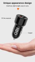 China 30W USB C Fast Car Charger PD QC 3.0 Mini Dual Port for iPhone Samsung for sale