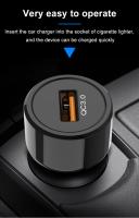 China Fast Single Usb 18w QC 3.0 Car Charger Qualcomm Certification For Mobile Device for sale