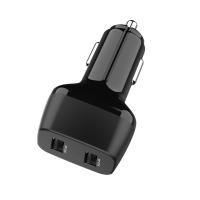 China 4.8A Fast Charging Mobile Phone Car Charger Adapter Dual USB Mini Type for sale