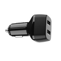 China 4.8A Fast Charging Mobile Phone Car Charger Adapter Dual USB Mini Type for sale