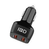 China QC3.0 Fast Charging Car Charger 2 Ports 36W Dual USB Quick Charge 3.0 Car Adapter for sale