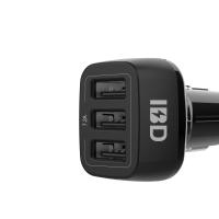 China 36W 3 USB Port Car Charger 7.2A Fast Charging Cell Phone Charger with CE FCC Rohs UL2089 for sale