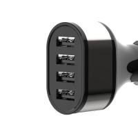 China 48W 9.6A 4 Port USB Car Charger Fast Charging for Android iOS Devices for sale