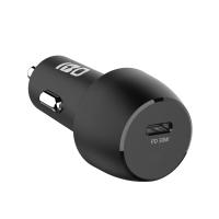 China 30W PD USB C Car Charger Adapter Fireproof PC Fast Charging 12-24V Input for sale