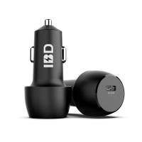 China 30W PD USB C Car Charger Adapter Fireproof PC Fast Charging 12-24V Input for sale