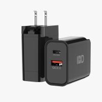 China 48W QC3.0 PD Fast Wall Charger 2 Port USB A Type C Travel Charger EU US Plug for sale
