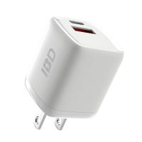 China PC Fireproof Mini 33W 30W Wall Charger Adapter USB A+C Port For Phone for sale