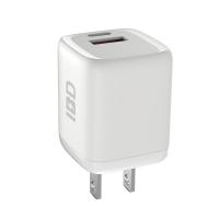 China PC Fireproof Mini 33W 30W Wall Charger Adapter USB A+C Port For Phone for sale