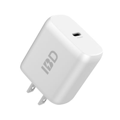 China Cell Phone Single Port USB C Wall Charger PD 30W USB Quick Charger for sale