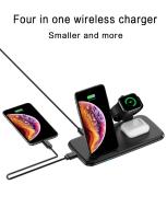 China Detachable 3 in 1 Car Wireless Charger 15W Qi Fast Charging Stand for Phone for sale