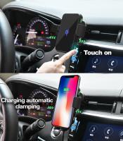 China 15W 10W Fast Wireless Car Charger Stand Automatic Clamping Wireless Car Charger for sale