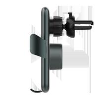 China 15W Wireless Car Charger Mount with Tight Clamp Aluminium Alloy Qi Fast Charging for sale