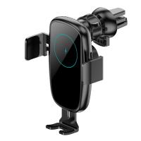 China 15W Wireless Car Charger Holder Fast Qi Dash Mount Smart Sensor Phone Holder for sale