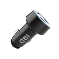 China OEM 58W 3 Ports Type C Car Charger Aluminium Alloy PD 40W QC3.0 Fast Charger for sale